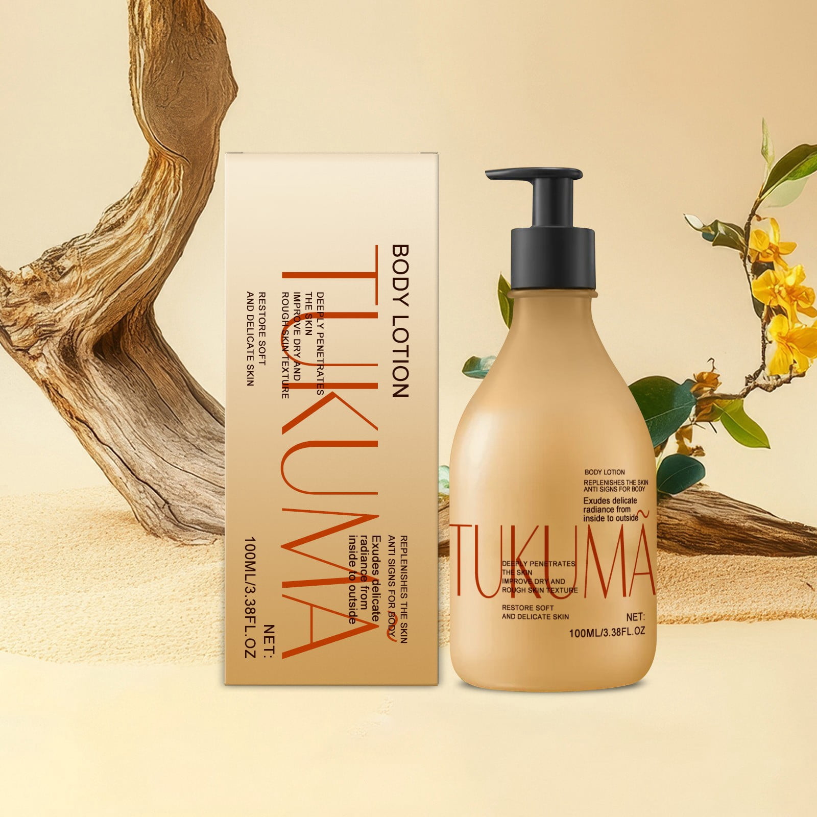 Tukumã Replenishing Body Lotion - Vegan Skin Care - Moisturize ...