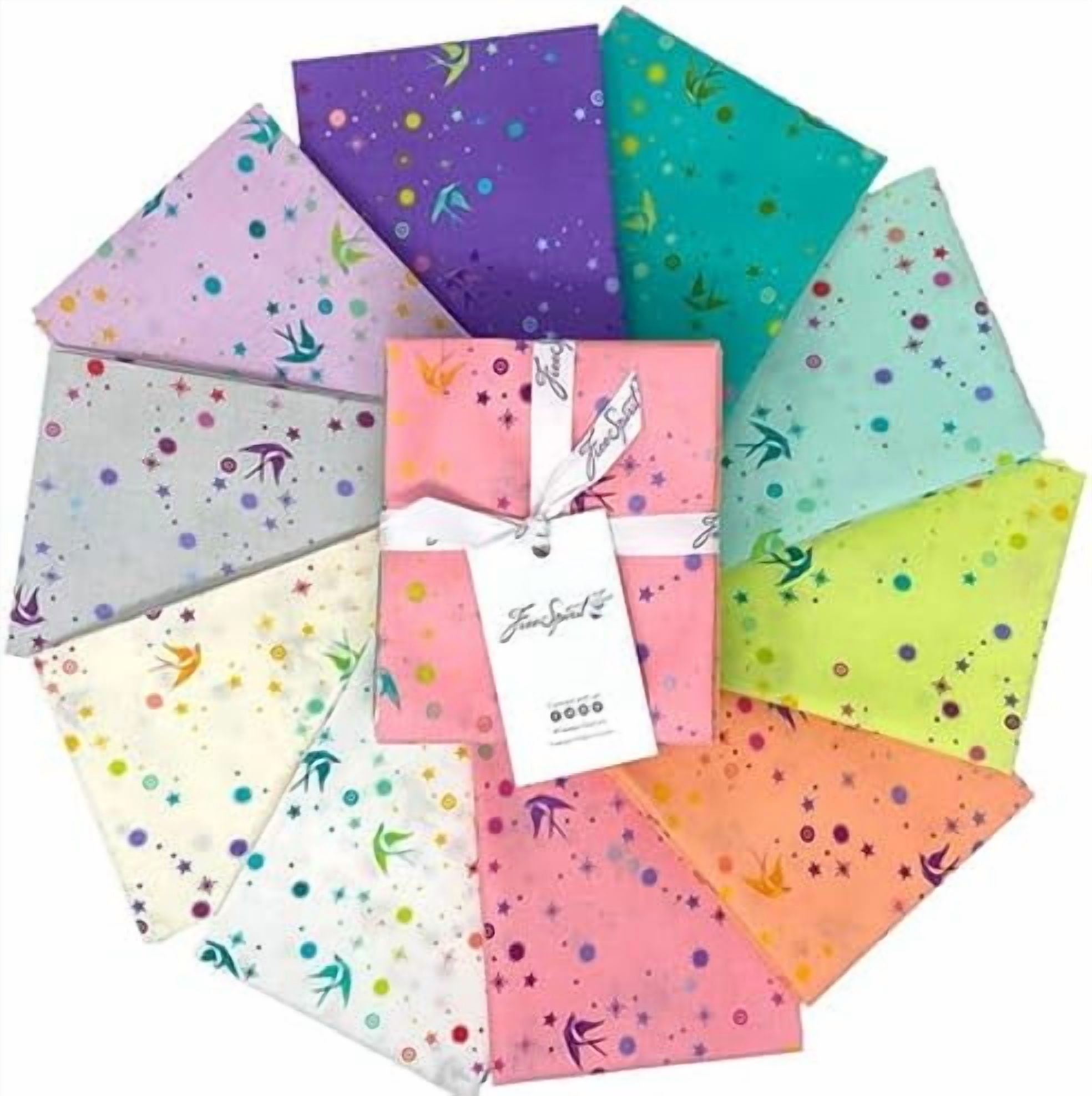 Tula Pink Saturday Stash Fairy Dust 10 Fat Quarters - Walmart.com
