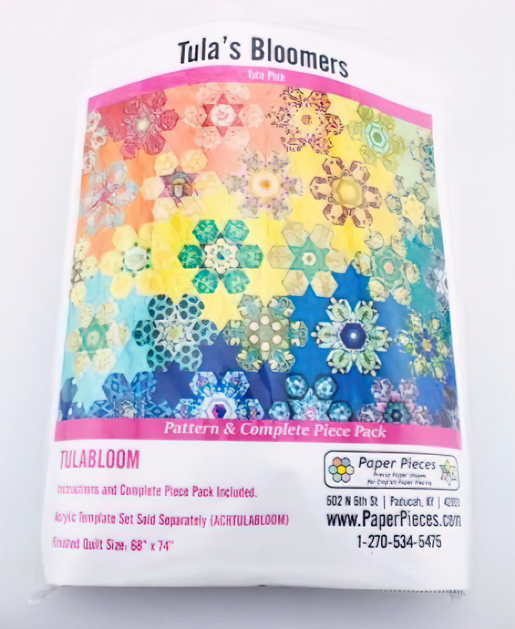 Tula's Bloomers Pattern & Complete Paper Piece Pack by Paper Pieces ...