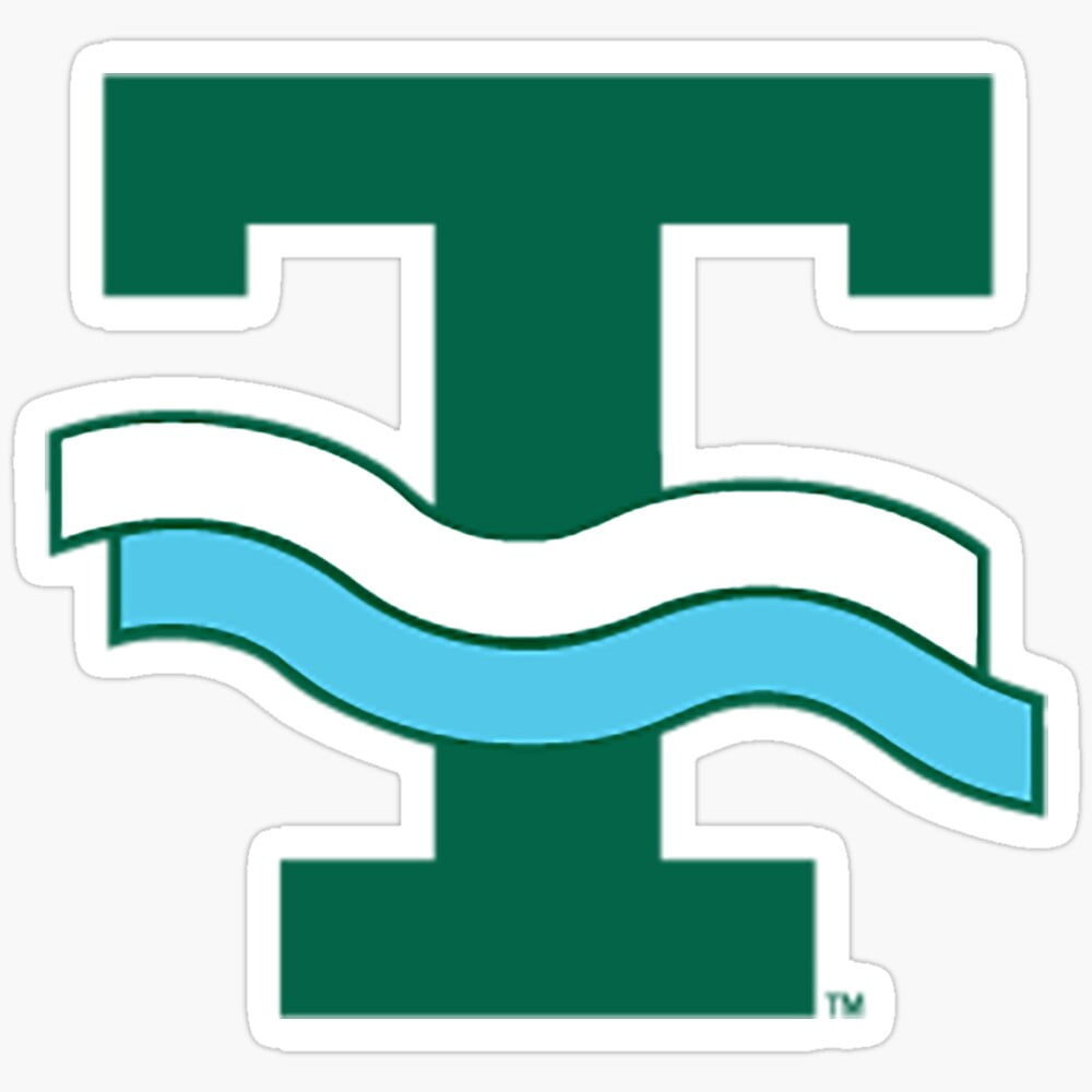 Tulane University Green Wave Vintage Logo Sticker Phone Decal Water ...