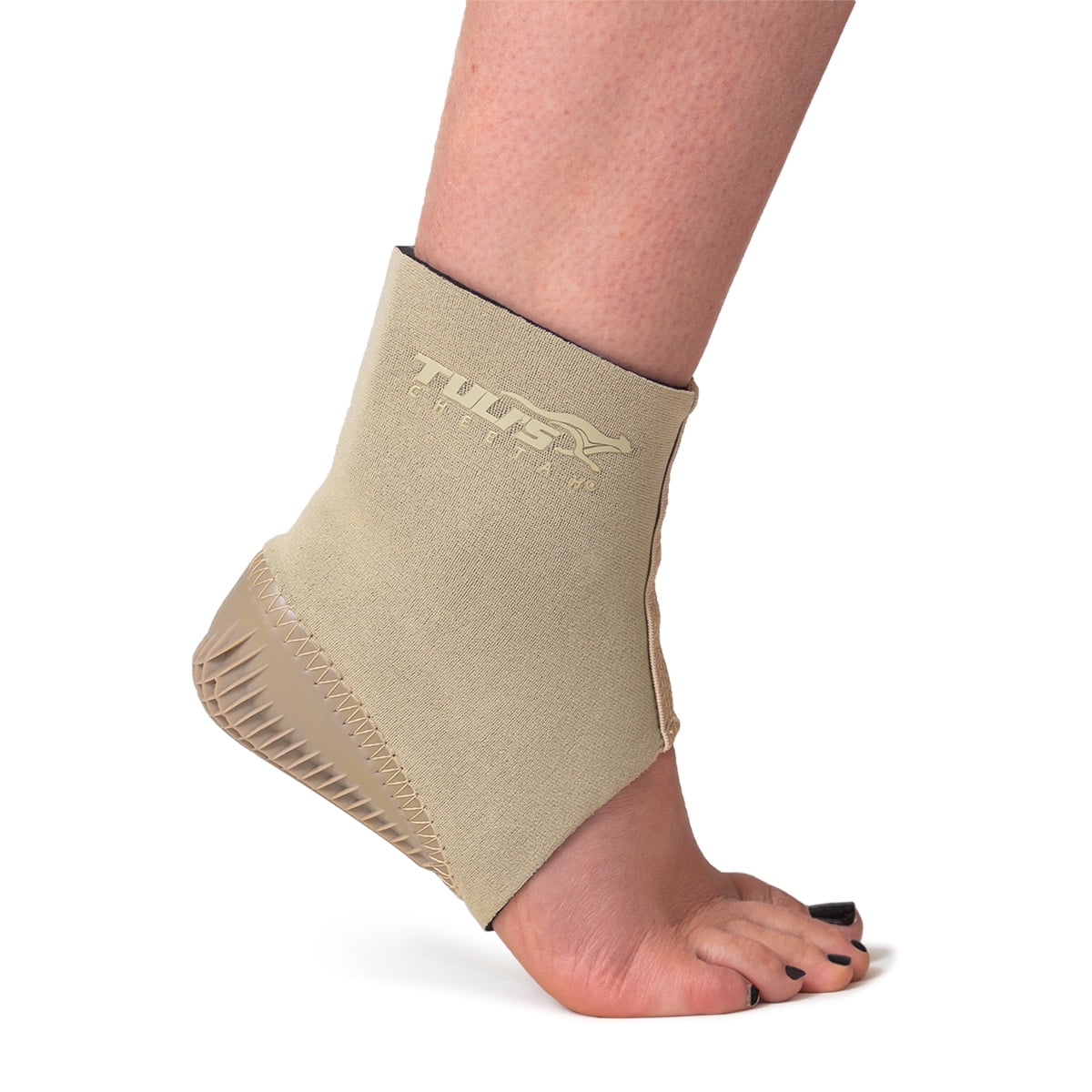 Tuli’s Cheetah Gen2 Heel Cup with Fitted Compression Sleeve for Sever’s ...