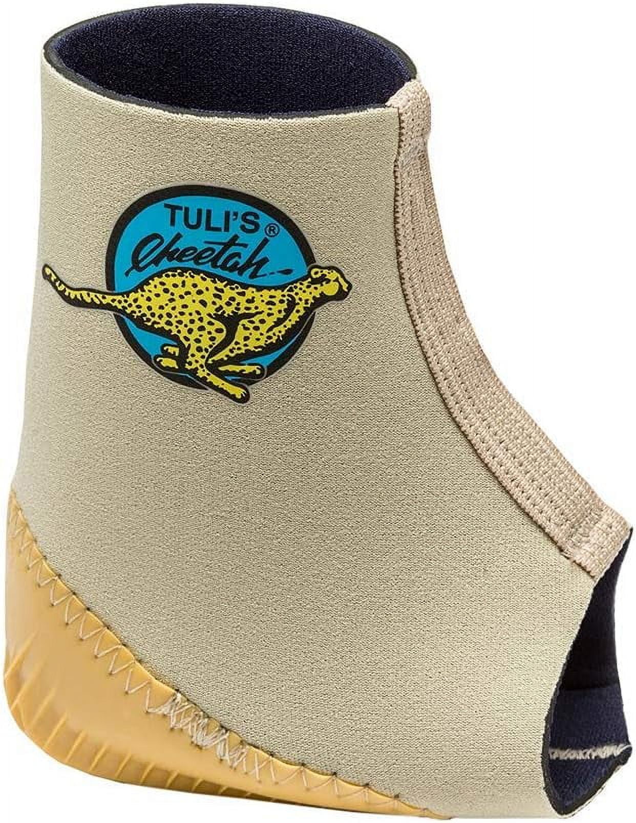 Tuli’s Cheetah Heel Cup with Compression Sleeve for Sever’s Disease and ...