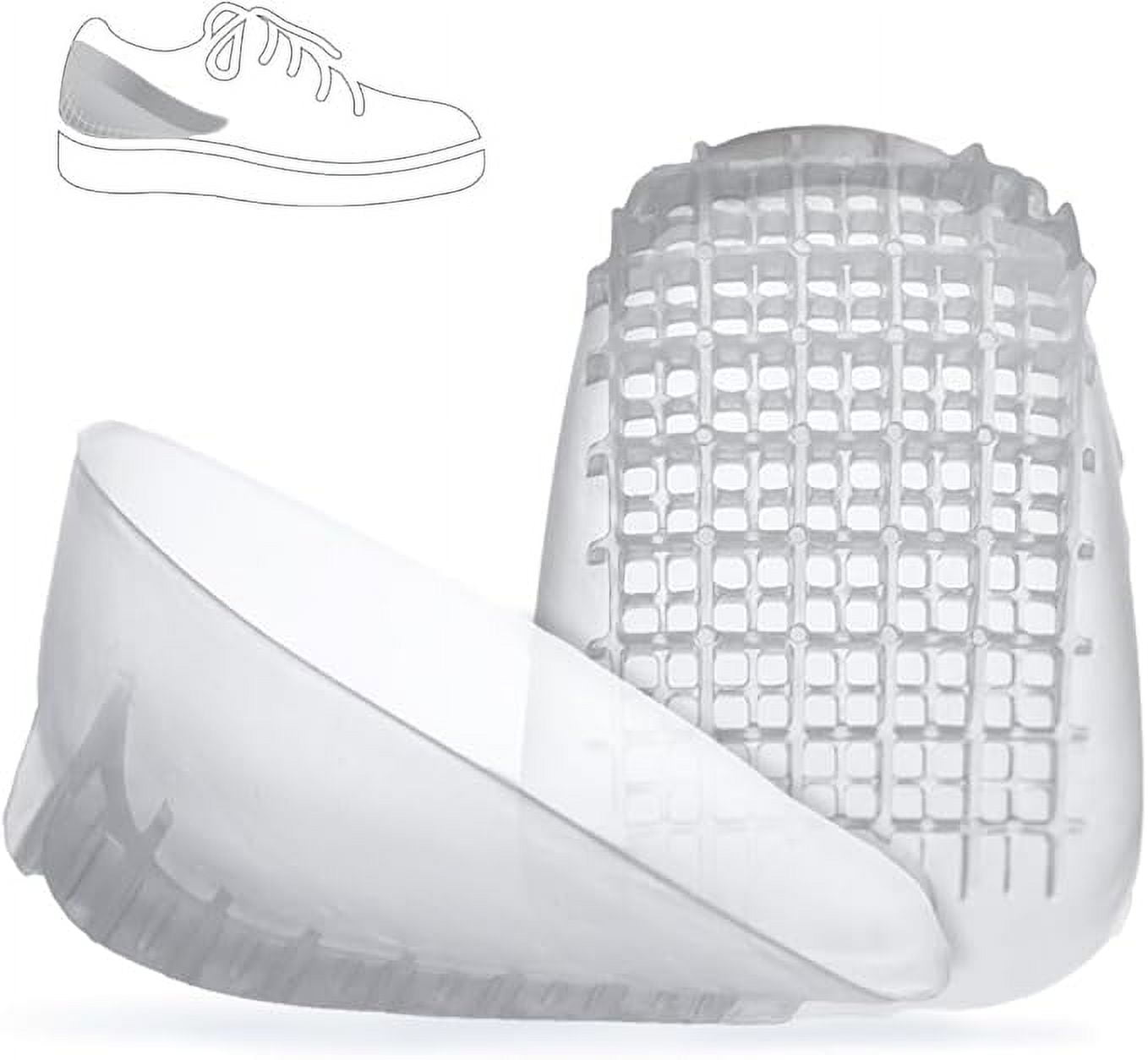 Tuli's Heavy Duty Gel Heel Cups, Cushion Insert for Shock Absorption, Plantar Fasciitis, Sever’s ...