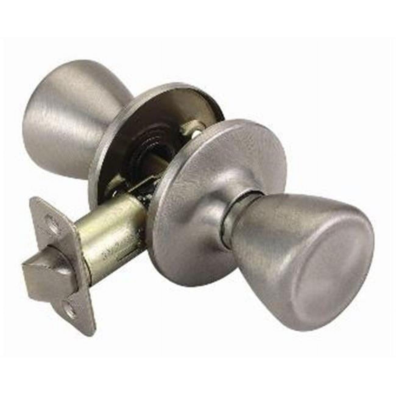 Tulip 2-Way Latch Passage Door Knob, Adjustable Backset, Satin Nickel ...