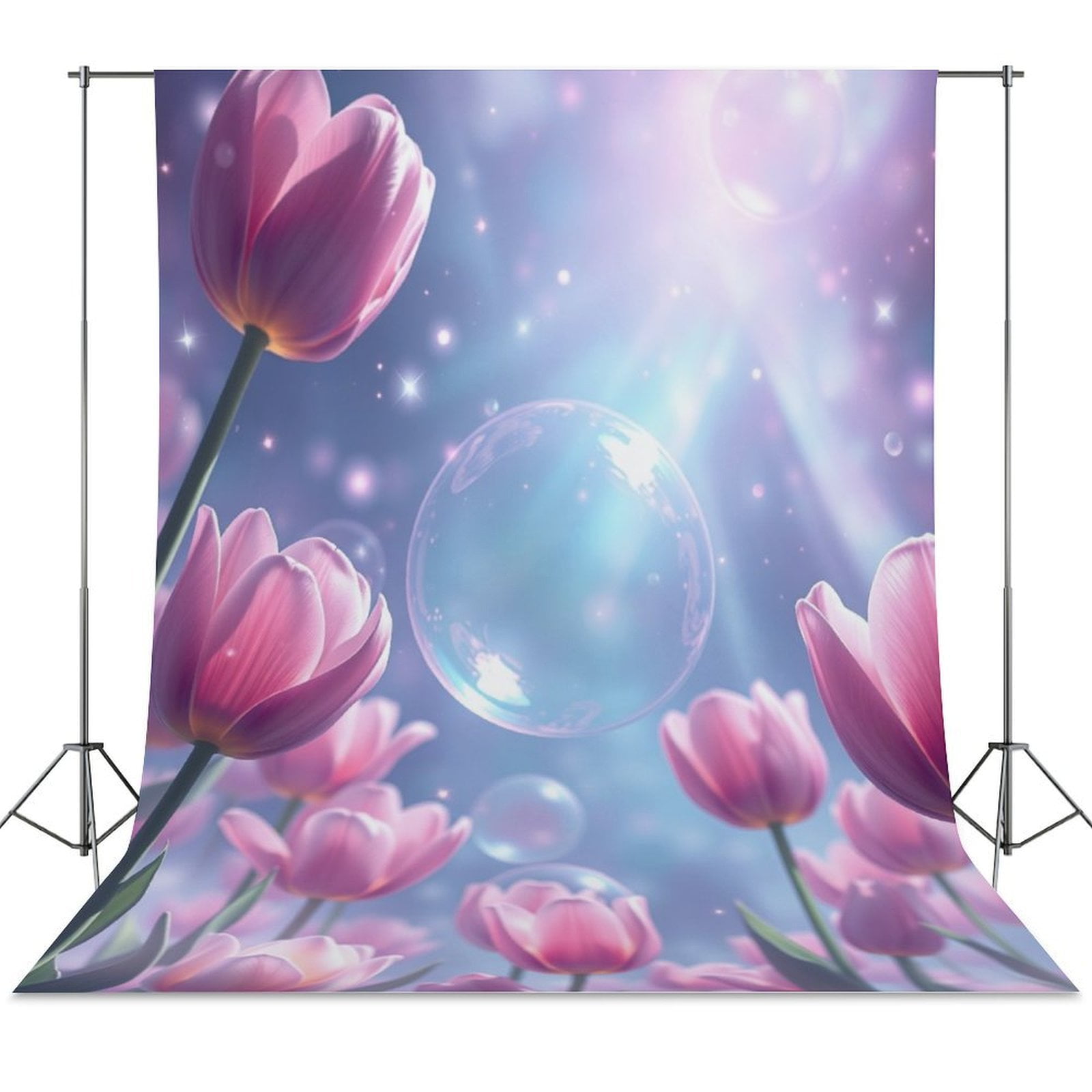 Tulip Backdrop Baby Shower Newborn Portrait Girl Boy Birthday Party ...