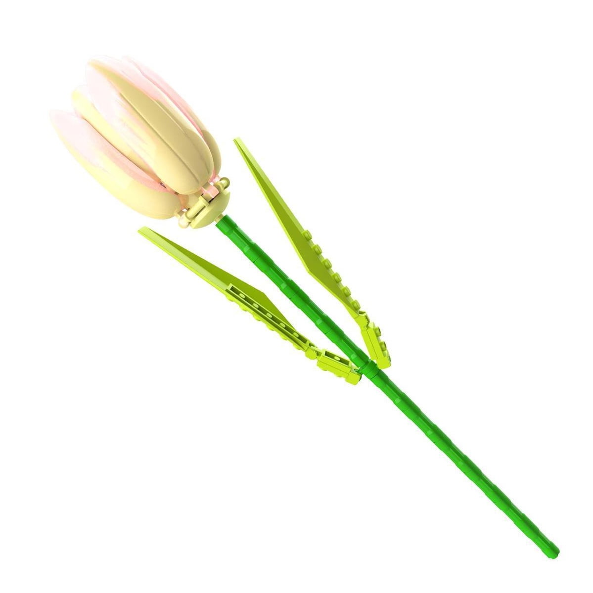 Tulip Building Block Bouquet Perpetual Flower 3D Model Home Decoration ...