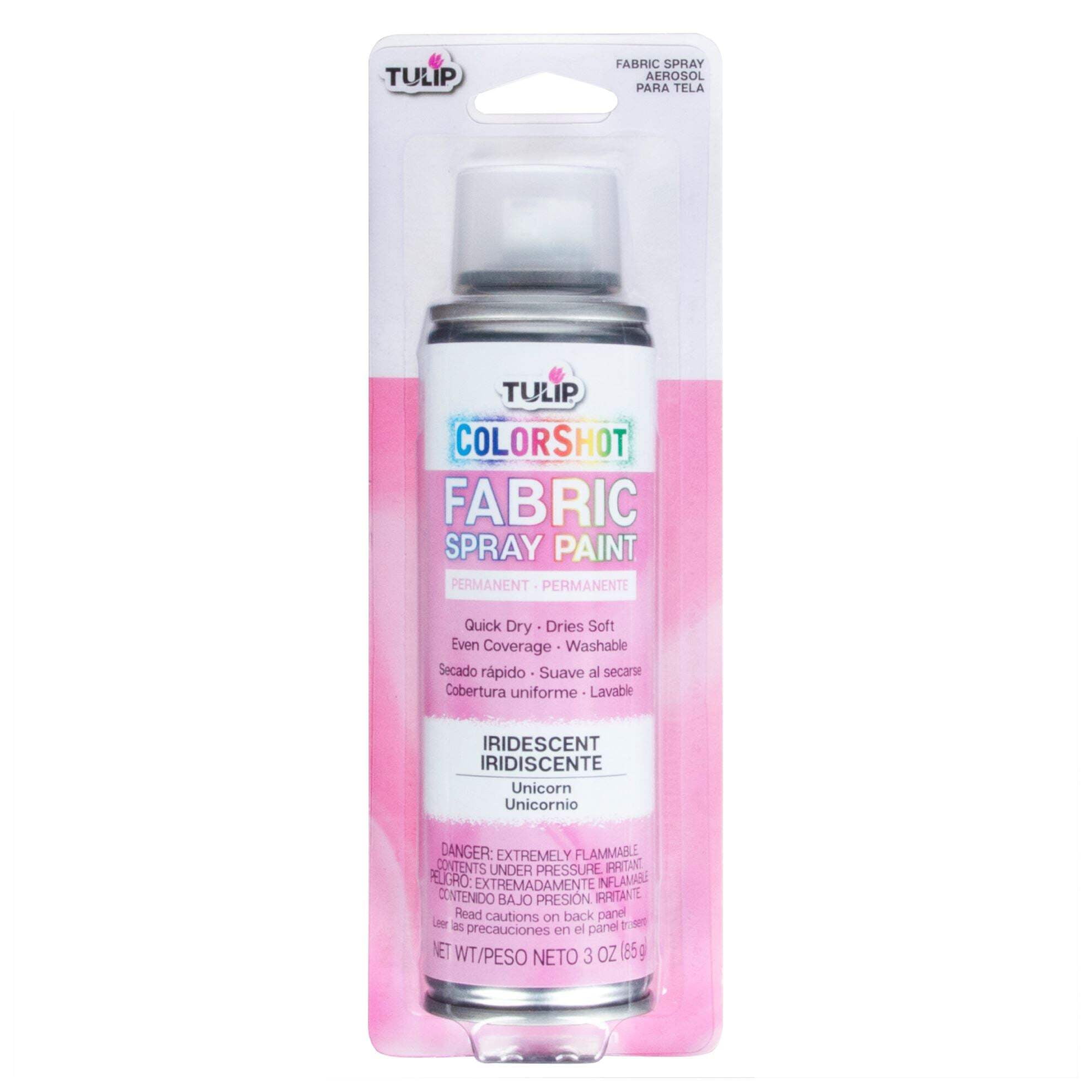 Tulip Color Shot Instant Fabric Color Paint Spray 3 oz Unicorn ...