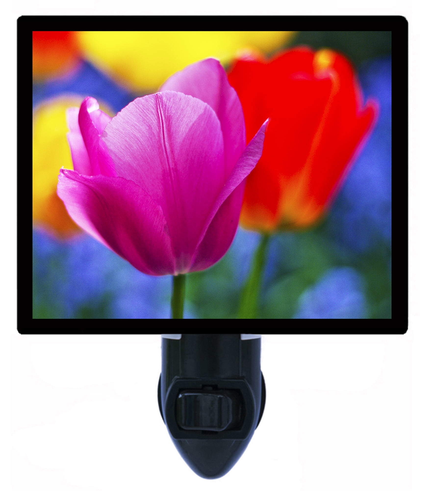 Tulip Night Light Plus Extra Free Switchable Insert. 4 Watt Bulb, E12 ...