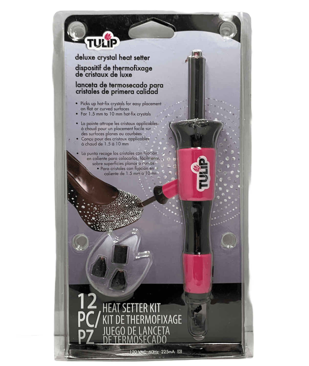 Tulip Deluxe Crystal Heat Setter Kit-Assorted Tips - Walmart.com