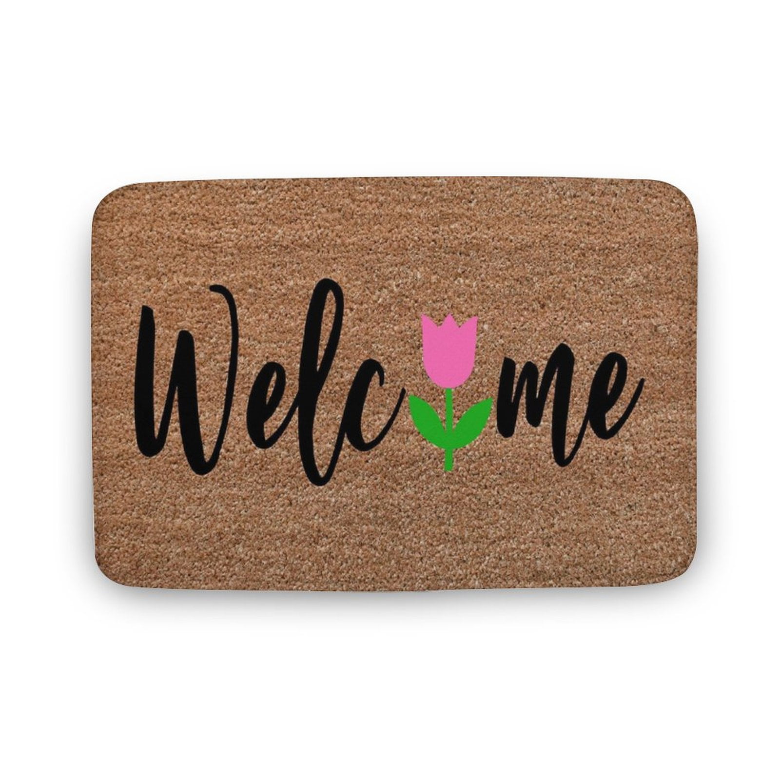 Tulip Doormat, Spring Doormat, Cute Doormat, Welcome Mat, Outdoor Rug ...