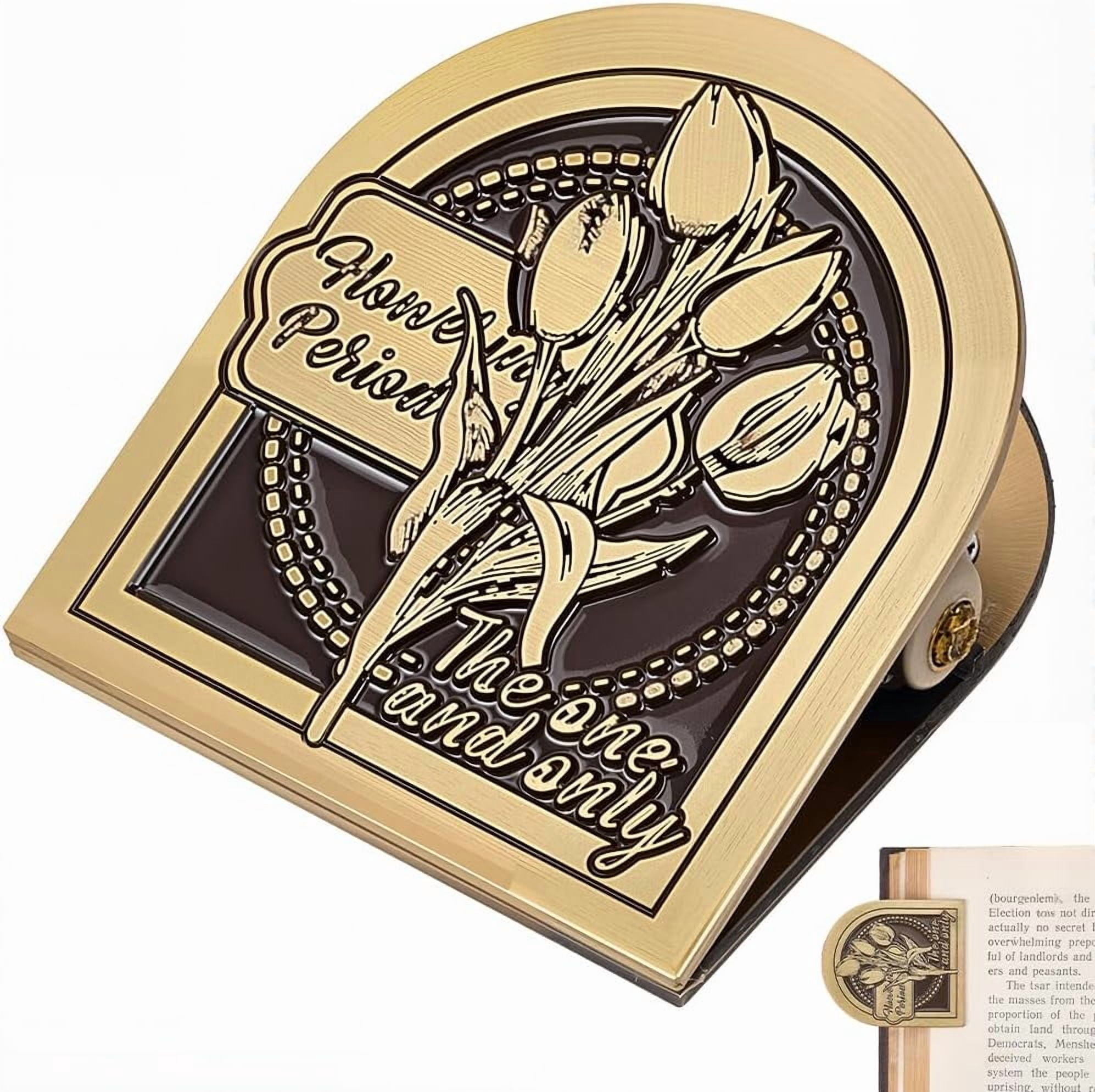 Tulip Flower Journal Metal Clip Vintage Travelers Notebook Book Bill ...