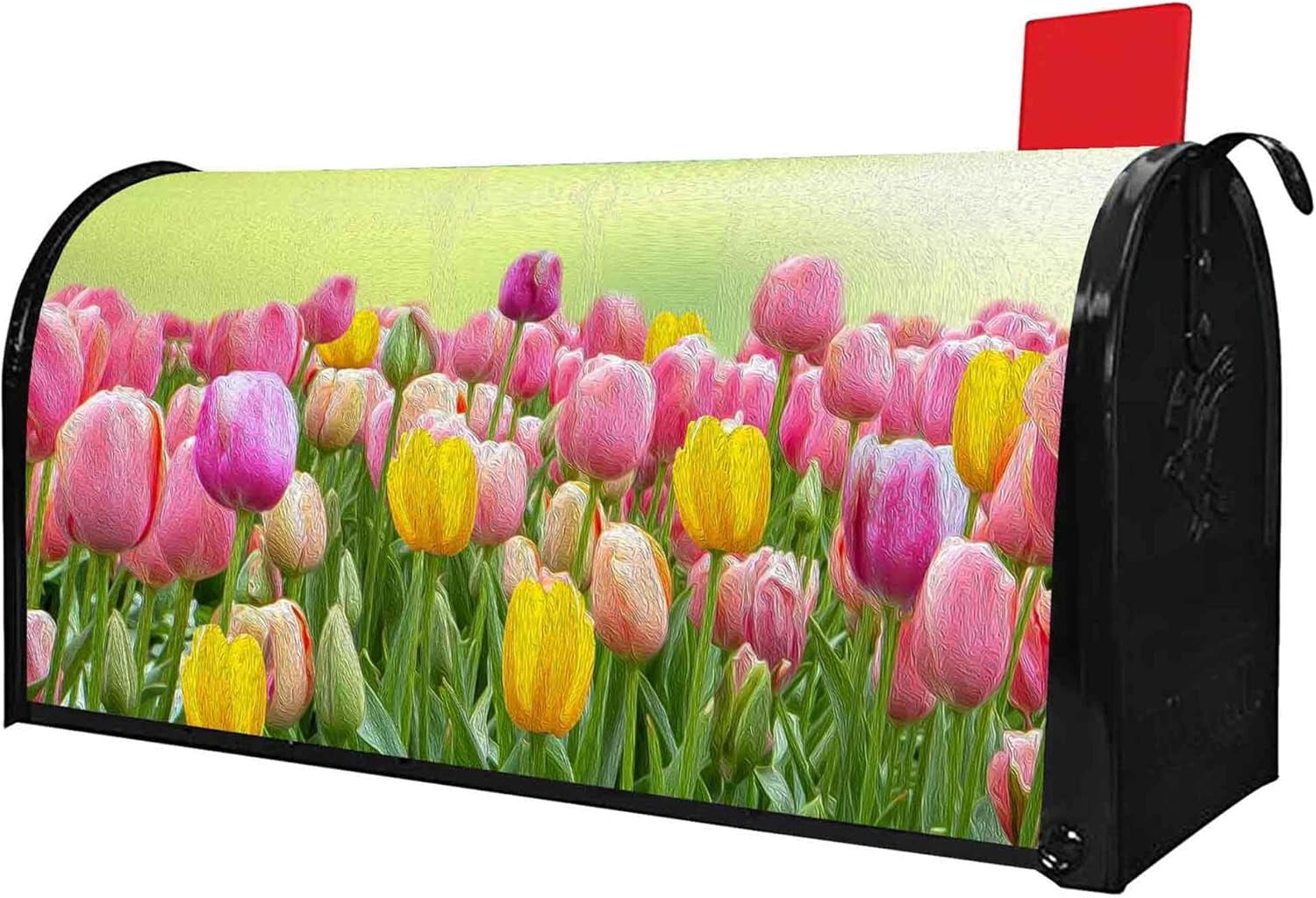 Tulip Flower Mailbox Covers Magnetic Standard Size 21" X 18" Daffodils ...