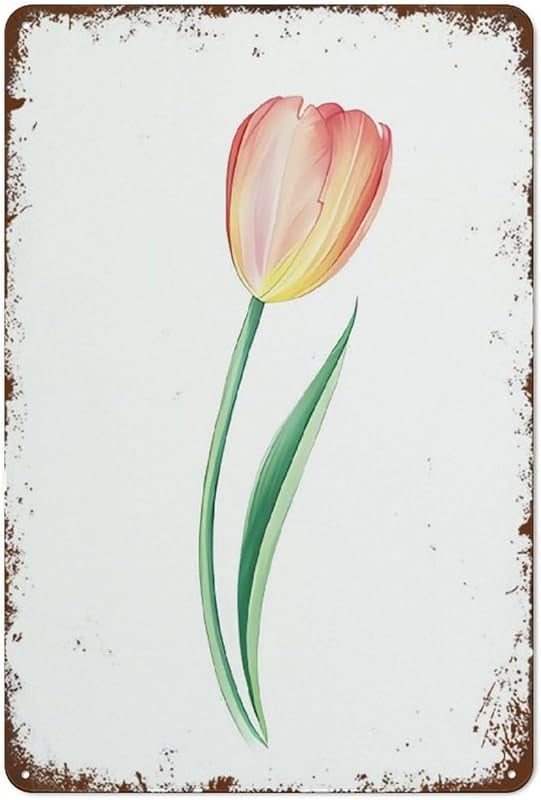 Tulip Flower Print Watercolor Painting Floral Art Flower Gift Idea ...