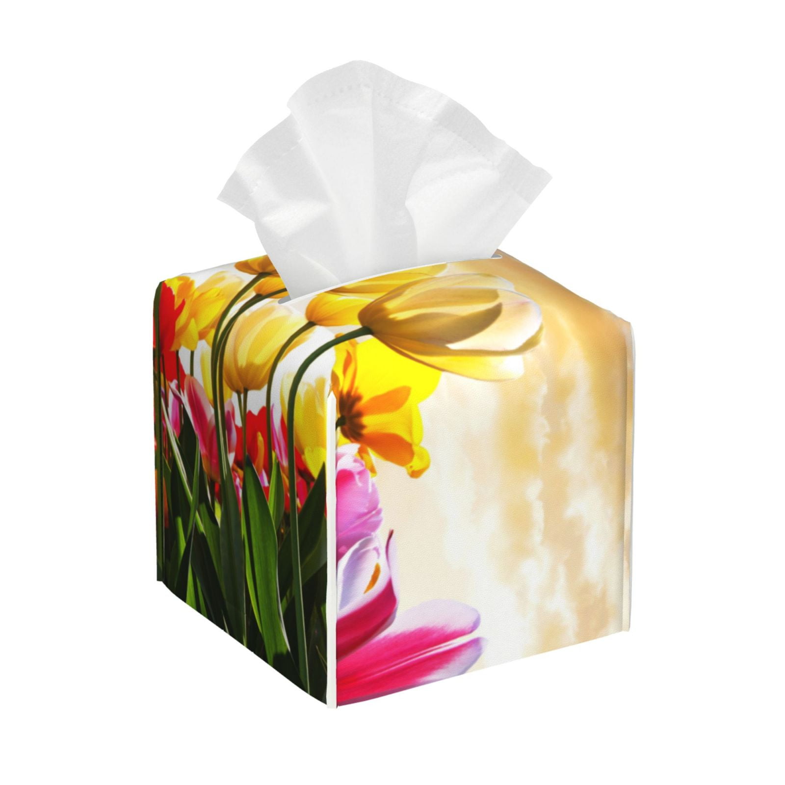 Tulip Flower Sunset, Tissue Box Cover Tissue Box Holder Tissue ...