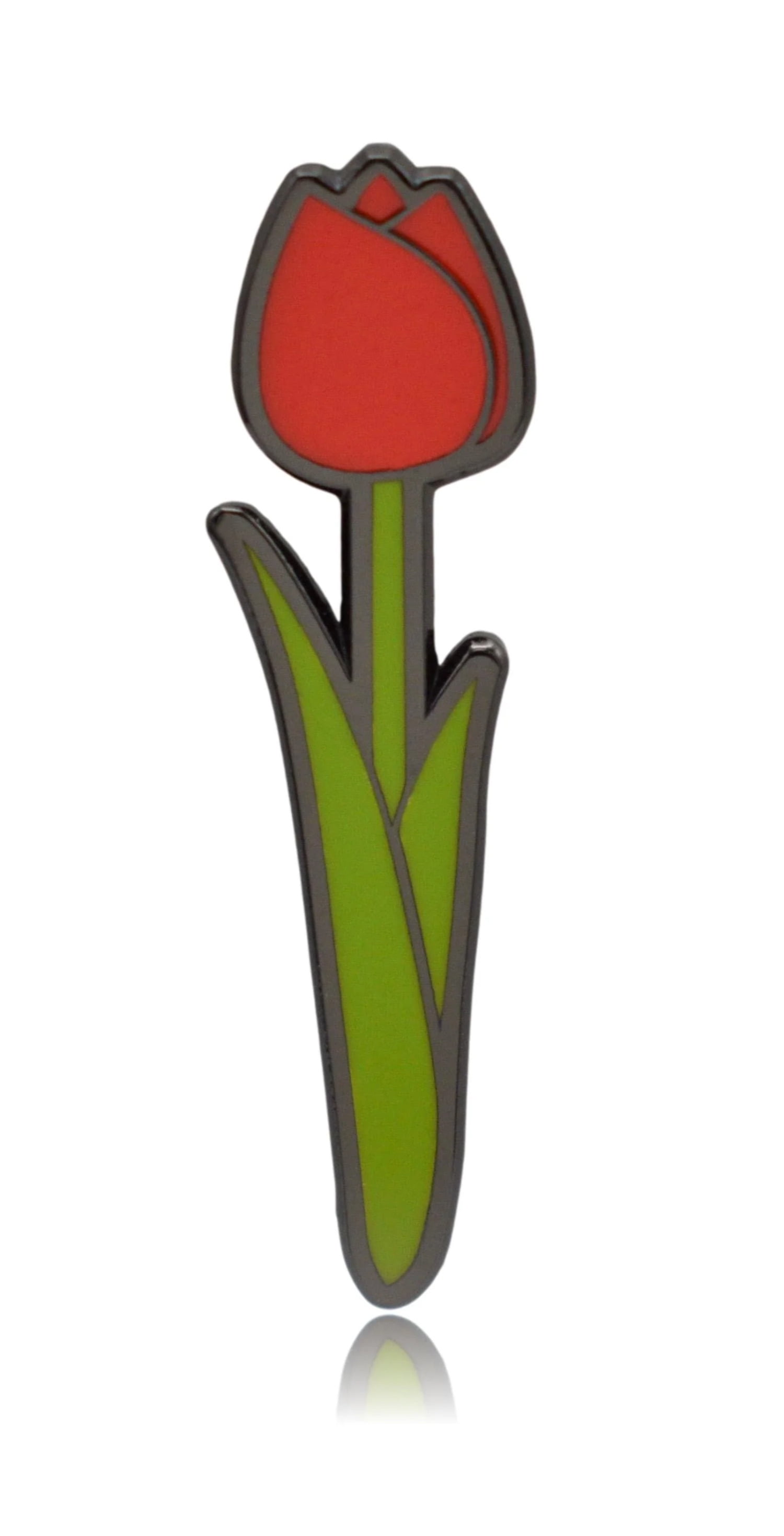 Tulip Flower with Stem Hard Enamel Pin - Walmart.com