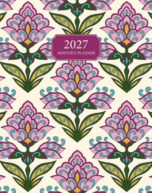 Tulip Flowers 2027 7.5 X 9.5 Booklet Monthly Planner, (Paperback ...
