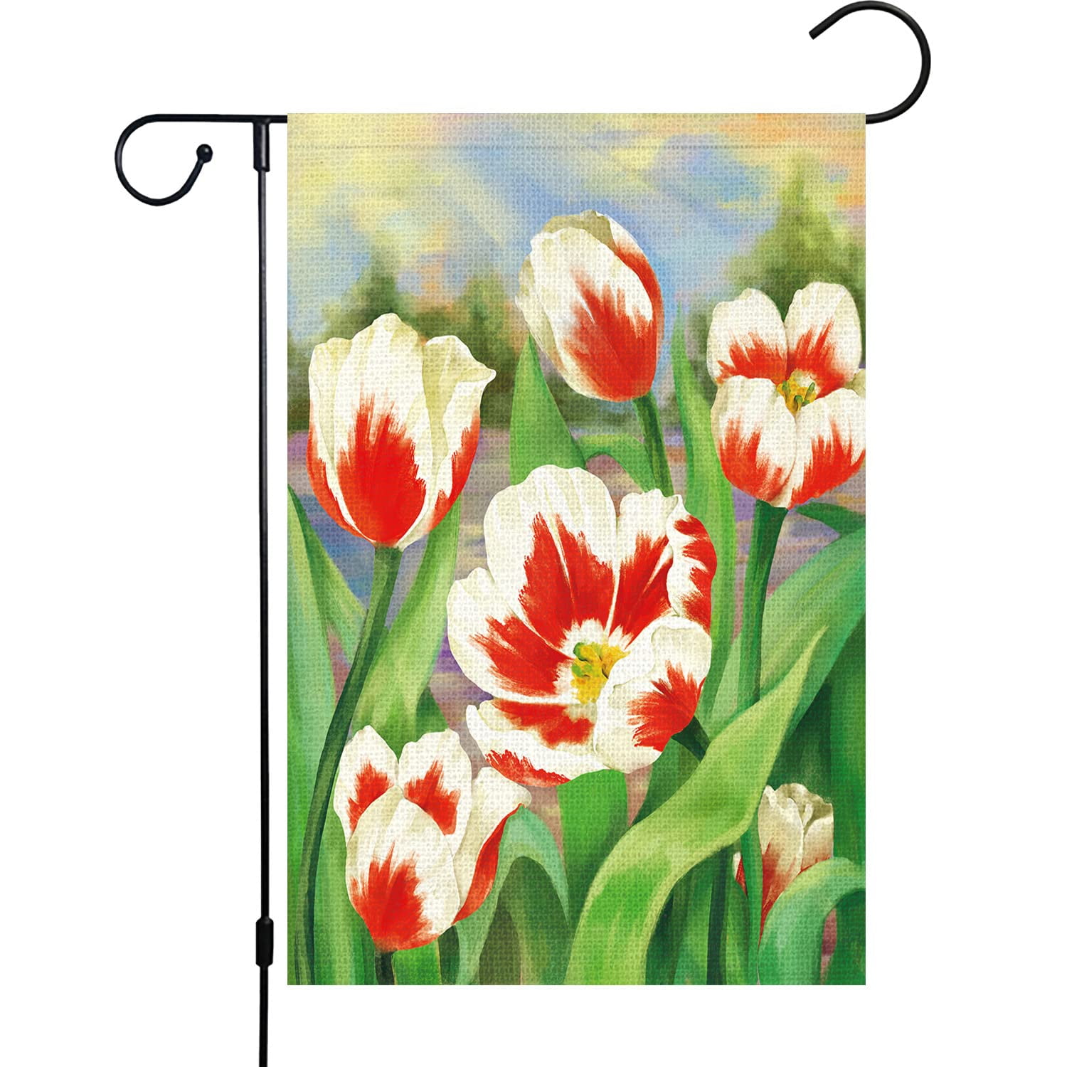 Tulip Garden Flag Double Sided Spring Vertical Flag, Canadian Ottawa ...