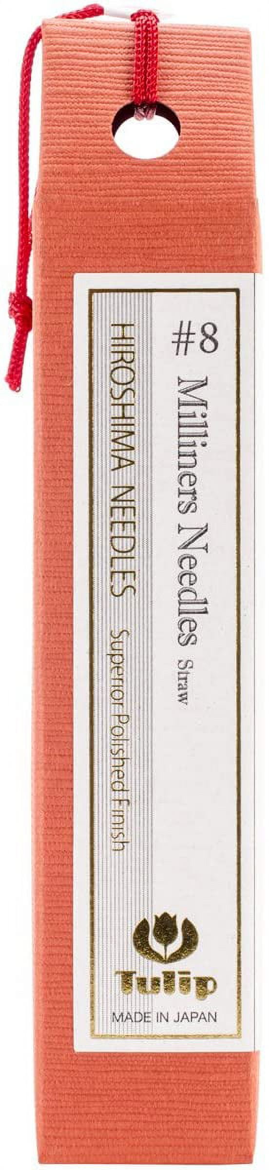 Tulip Japanese Milliners Beading Needles for Sewing, 6-Pack #8 (61x45mm ...