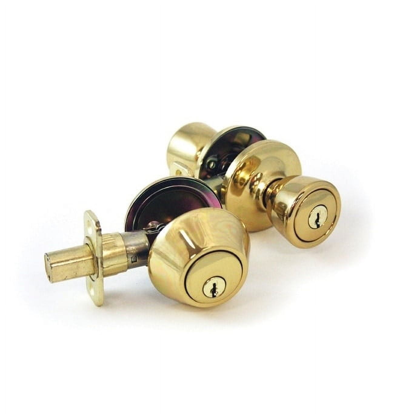 Tulip Knob Clamshell Pack Combo Locks PB - Walmart.com