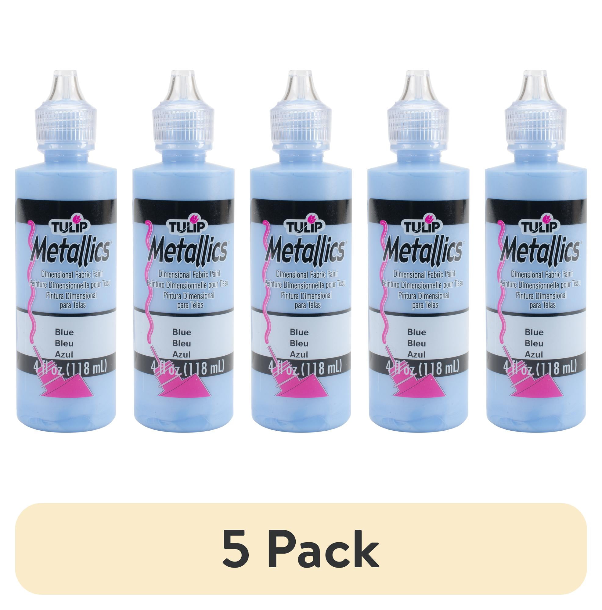 (5 pack) Tulip Metallics Dimensional Fabric Paint - Walmart.com