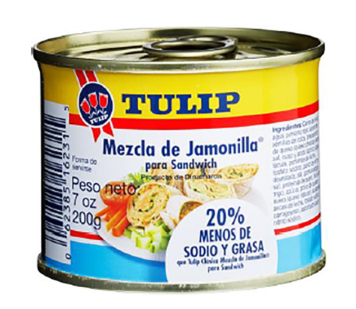 Tulip Mezcla Sandwich Spread, Lite, with Jamonilla 7oz Can - Walmart.com