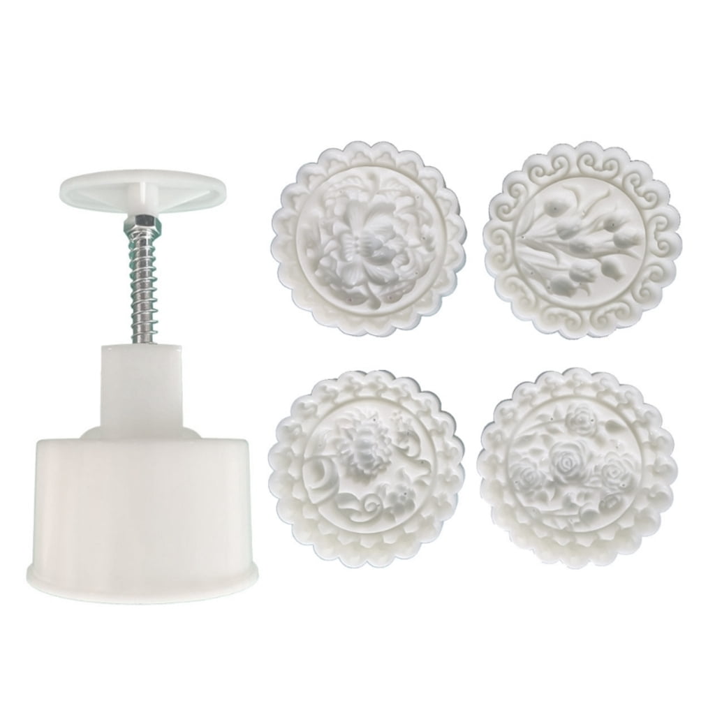 Tulip-Mooncake Mold Mid-autumn Mooncake Press Molds Hand-pressed ...