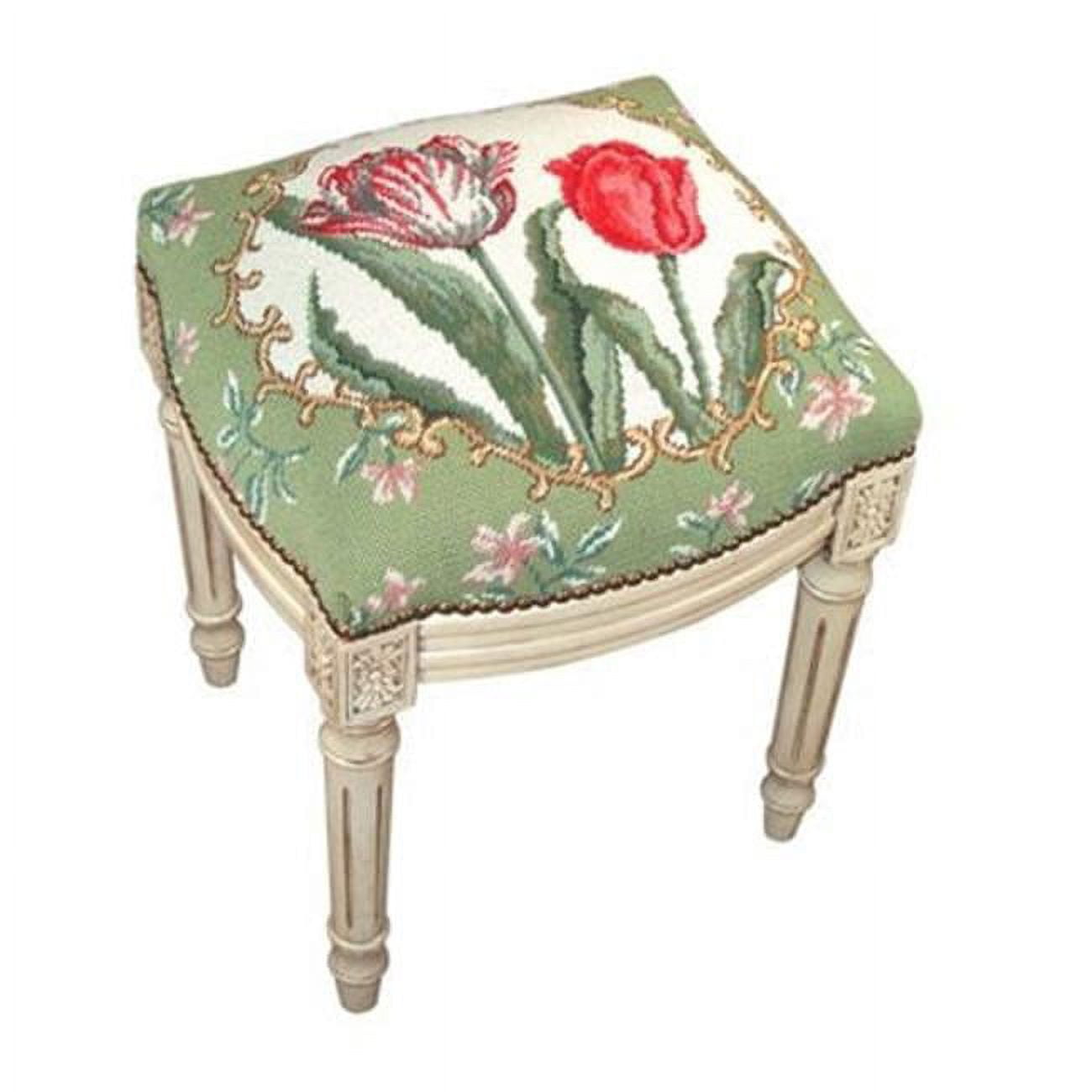 Tulip Needlepoint Stool - Walmart.com