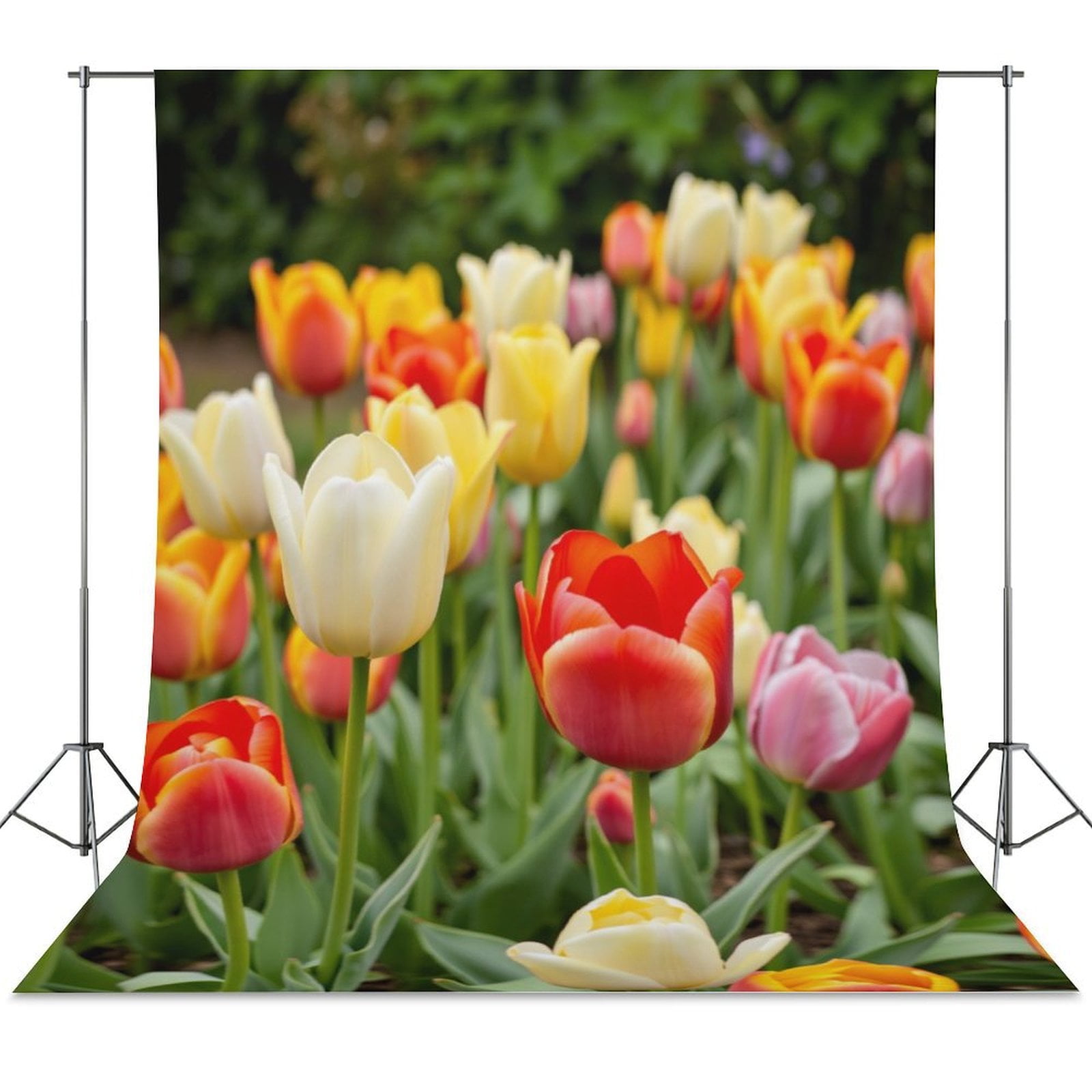 Tulip Party Backdrop Birthday Decoration Backgrounds for Photographs ...