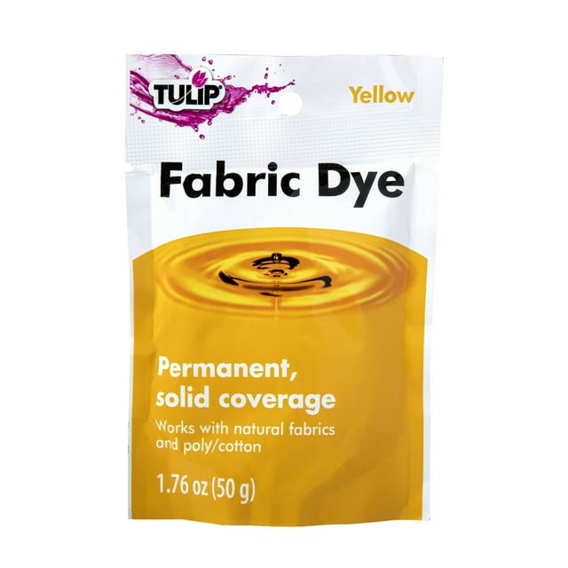 Tulip Permanent Fabric Dye, Yellow, 1 Pack, 1.76oz - Walmart.com