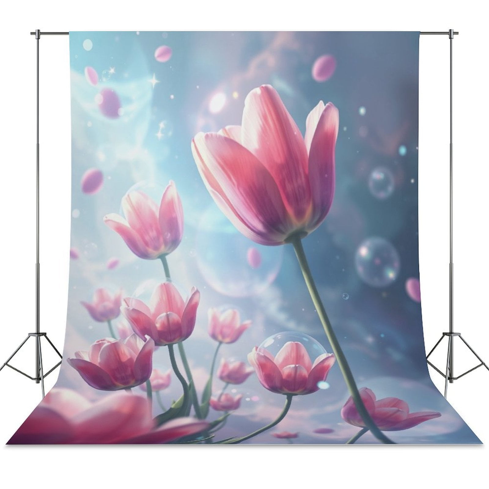 Tulip Photography Backdrops Adult Photostudio Props Decors Backgrounds ...
