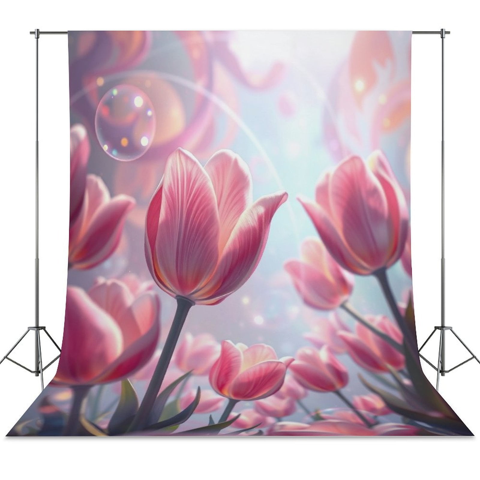 Tulip Photography Backdrops Adult Photostudio Props Decors Backgrounds ...