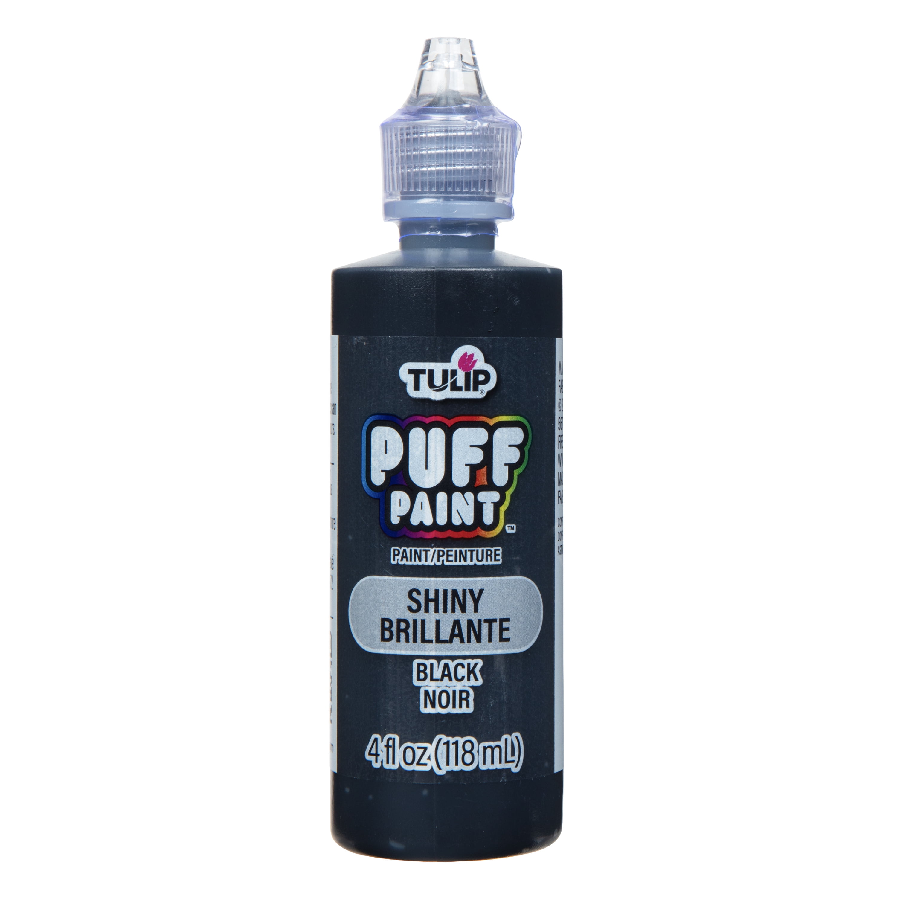 Tulip Black Puff Fabric Paint 4 fl oz Liquid Gel, Dimensional, Washable ...