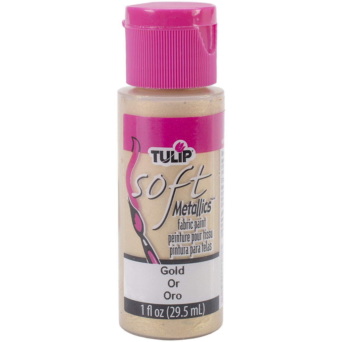 Tulip Soft Fabric Paint 1oz-Metallic - Gold - Walmart.com