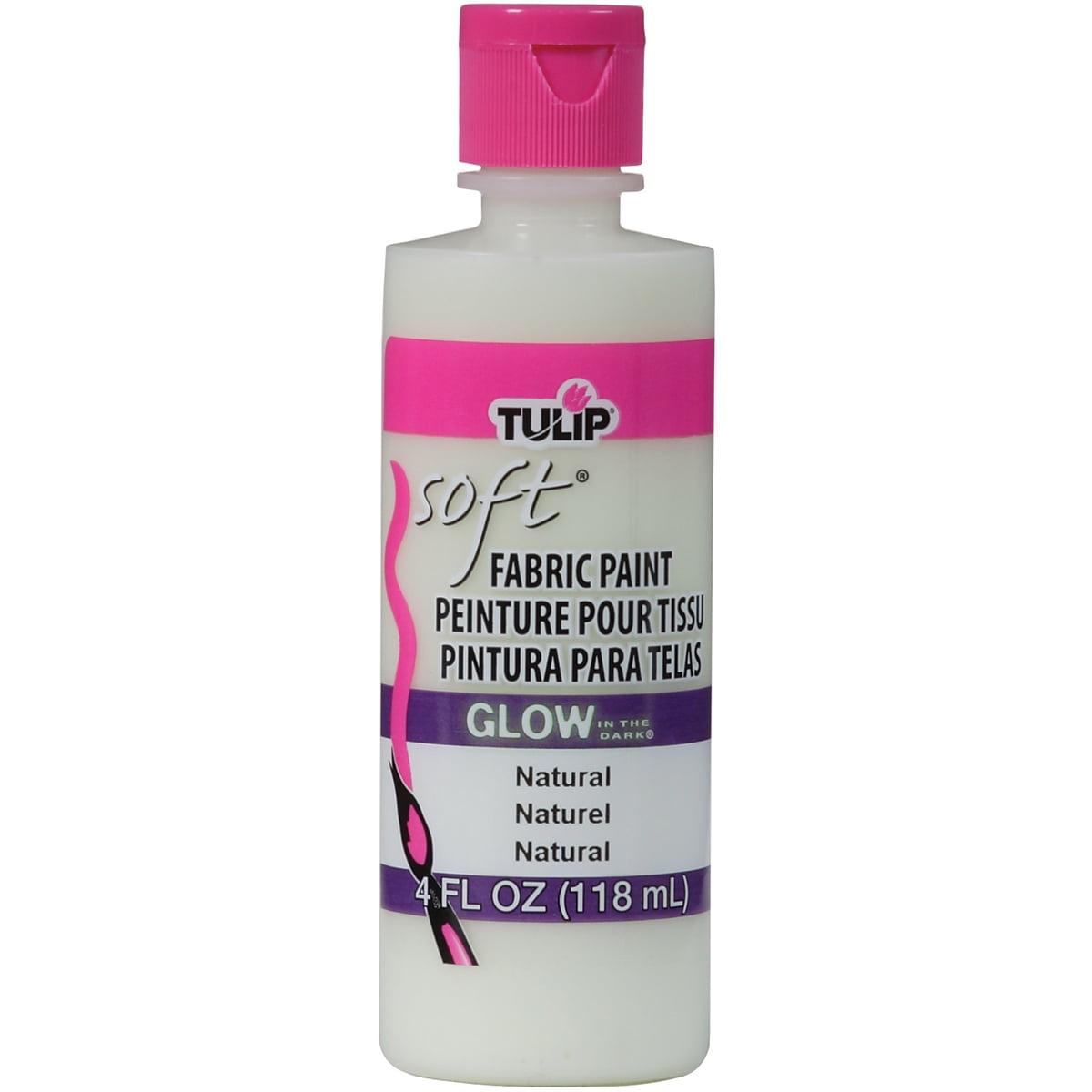 Tulip Soft Fabric Paint 4oz-Glow - Natural - Walmart.com