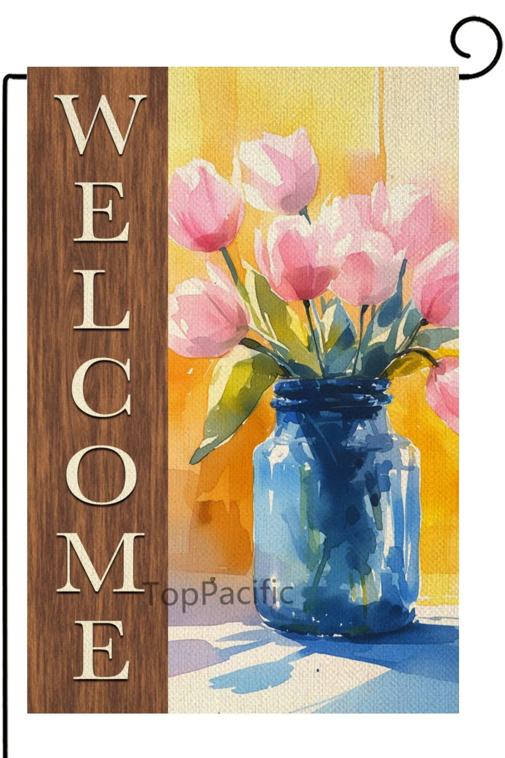 Tulip Spring Floral Garden Flag Vertical Double Sided Welcome Summer ...