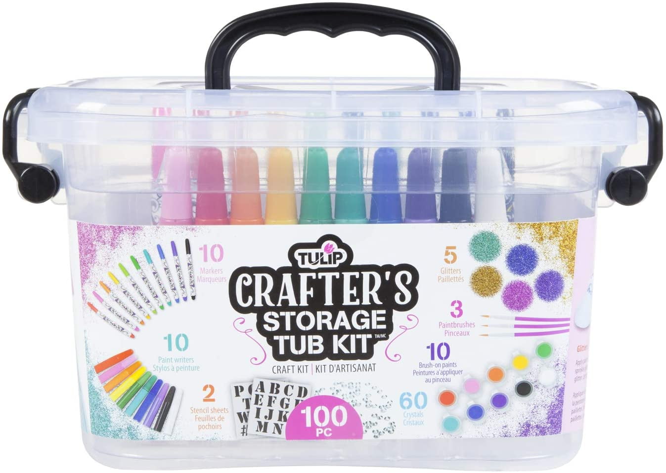 Tulip Storage Kit Crafter's Tub, Multi 100pc - Walmart.com