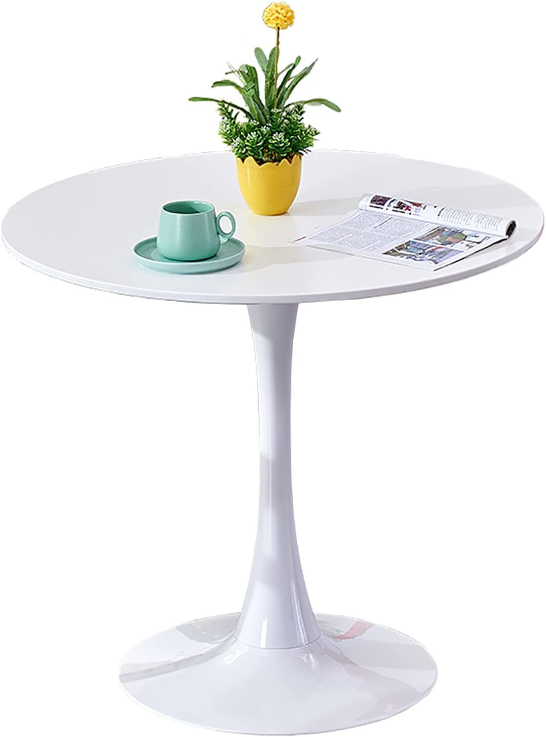 Tulip Table 32" Round Dining Table Set for 4, Mid Century Modern Circle ...