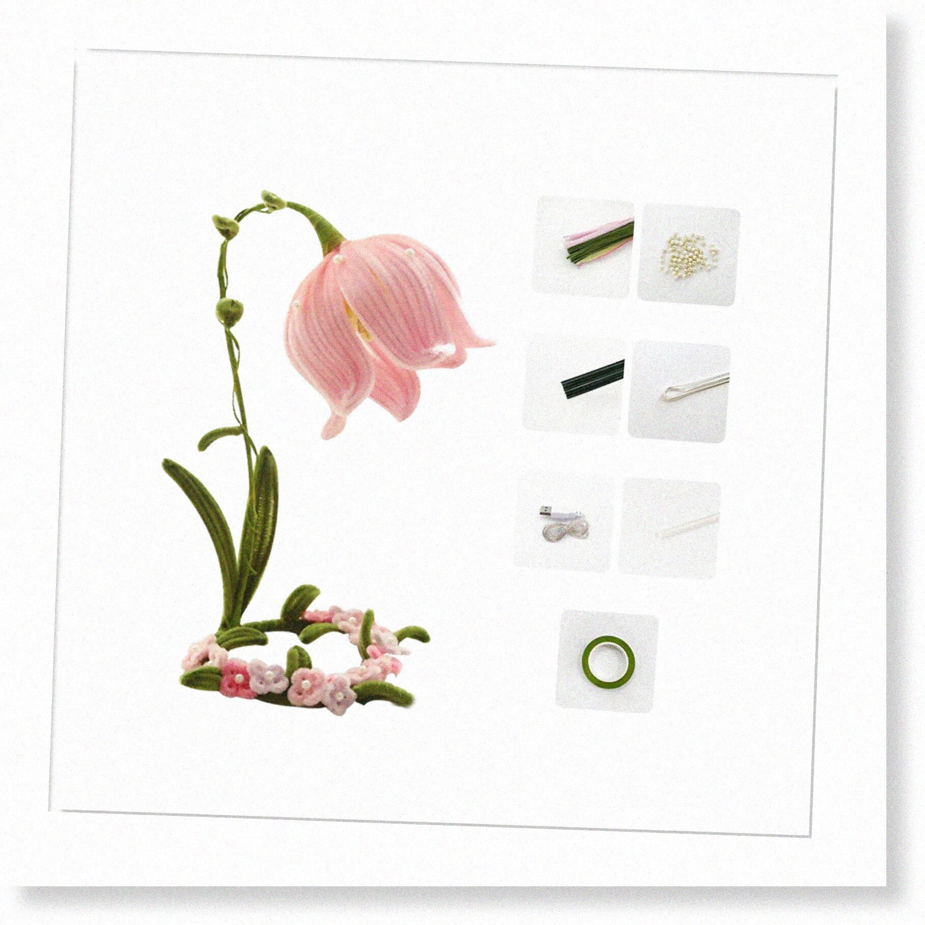 Tulip Twist DIY Flower Bouquet Kit - Pipe Cleaners Supplies for Fuzzy ...