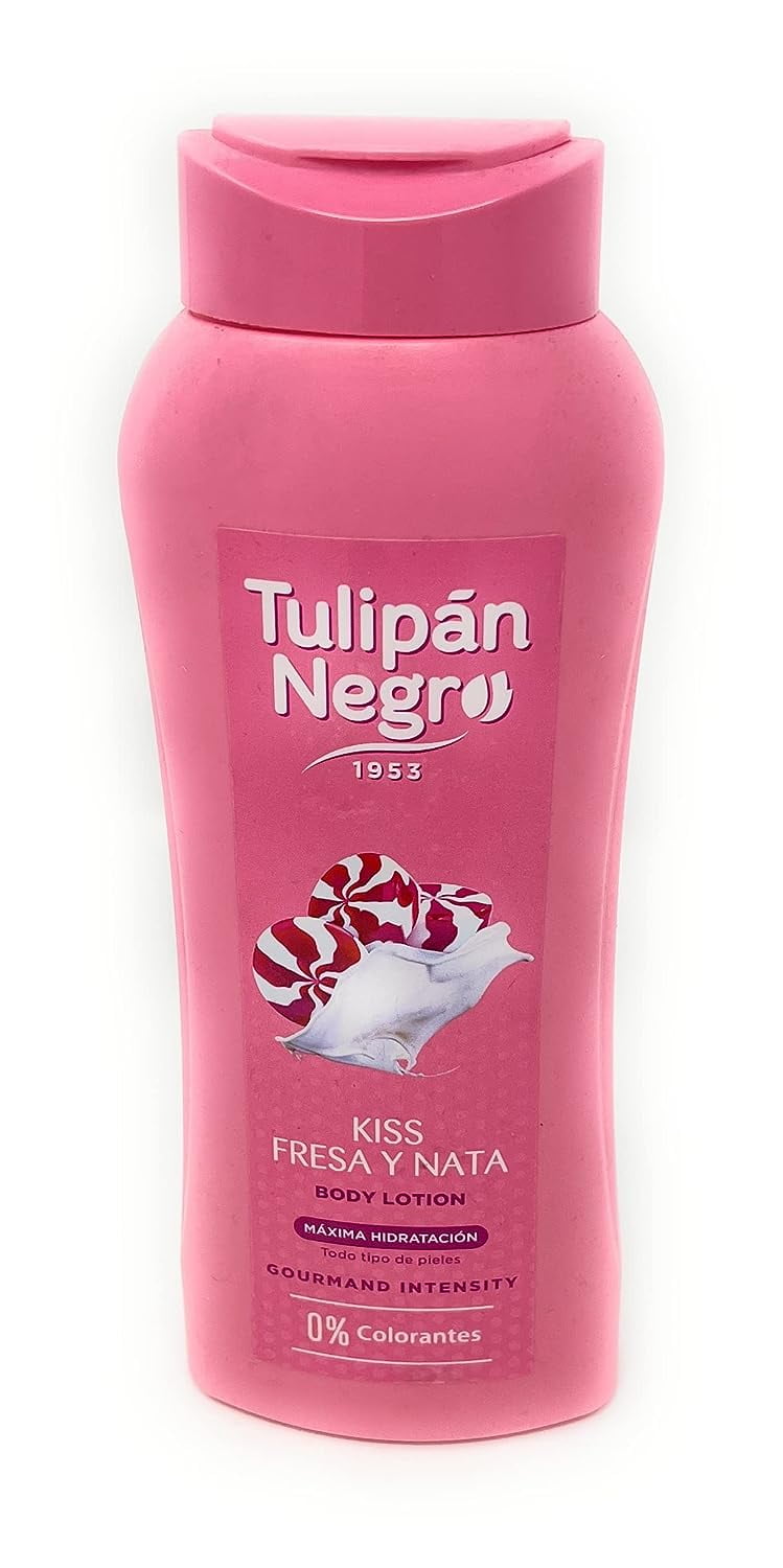 Tulipán Negro Strawberry And Cream Body Lotion 400ml - Walmart.com