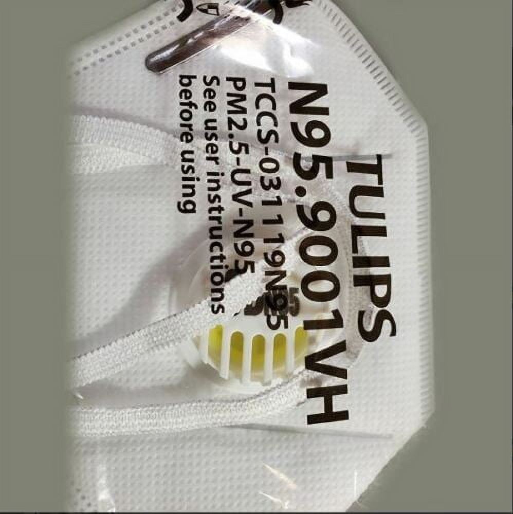 Tulips 3D N95 Respirator Face Masks – High Filtration, Comfortable Fit ...