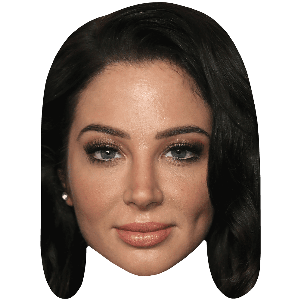 Tulisa Contostavlos (Smile) Celebrity Mask, Flat Card Face, Fancy Dress ...