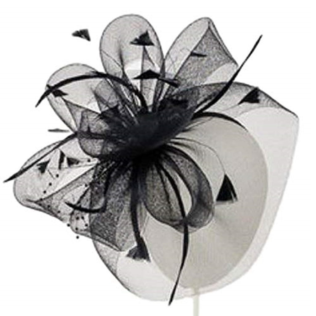Tulle Black Feather Headband with Triangular Feathers - Walmart.com