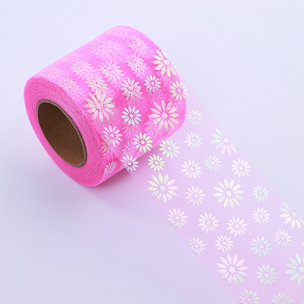 Tulle Ribbon Roll DIY Craft Ribbons for Gift Packaging Mesh Fabric ...