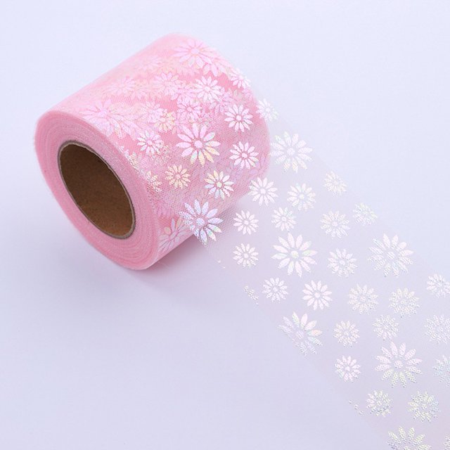 Tulle Ribbon Roll DIY Craft Ribbons for Gift Packaging Mesh Fabric ...