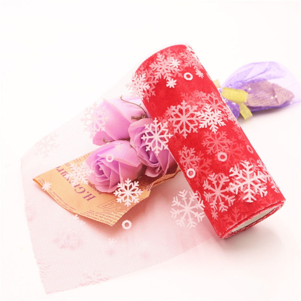 Tulle Ribbon Roll DIY Craft Ribbons for Gift Packaging Mesh Fabric ...
