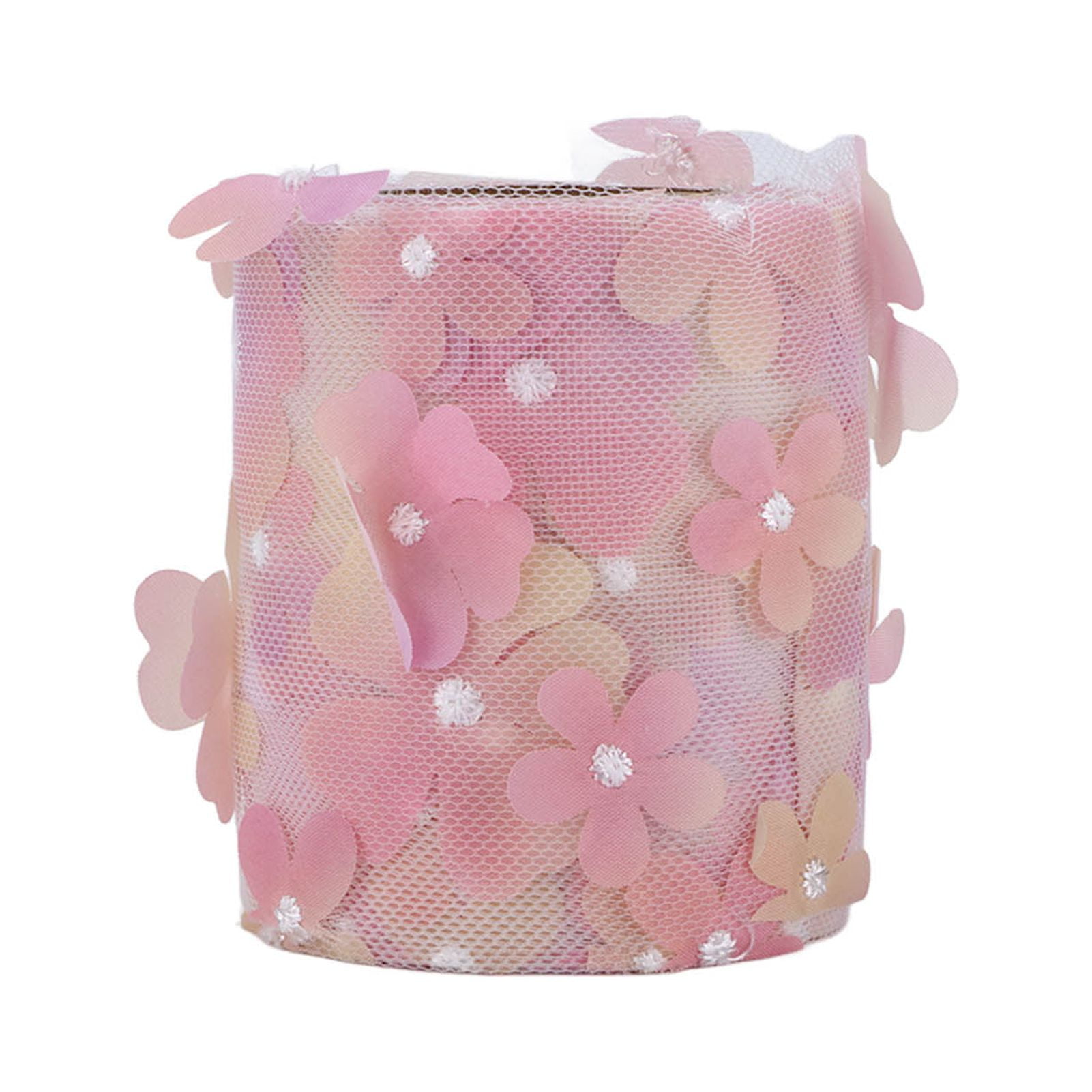 Tulle Roll Colorful Gradient Flower Bow Knot Mesh Fabric Roll DIY ...