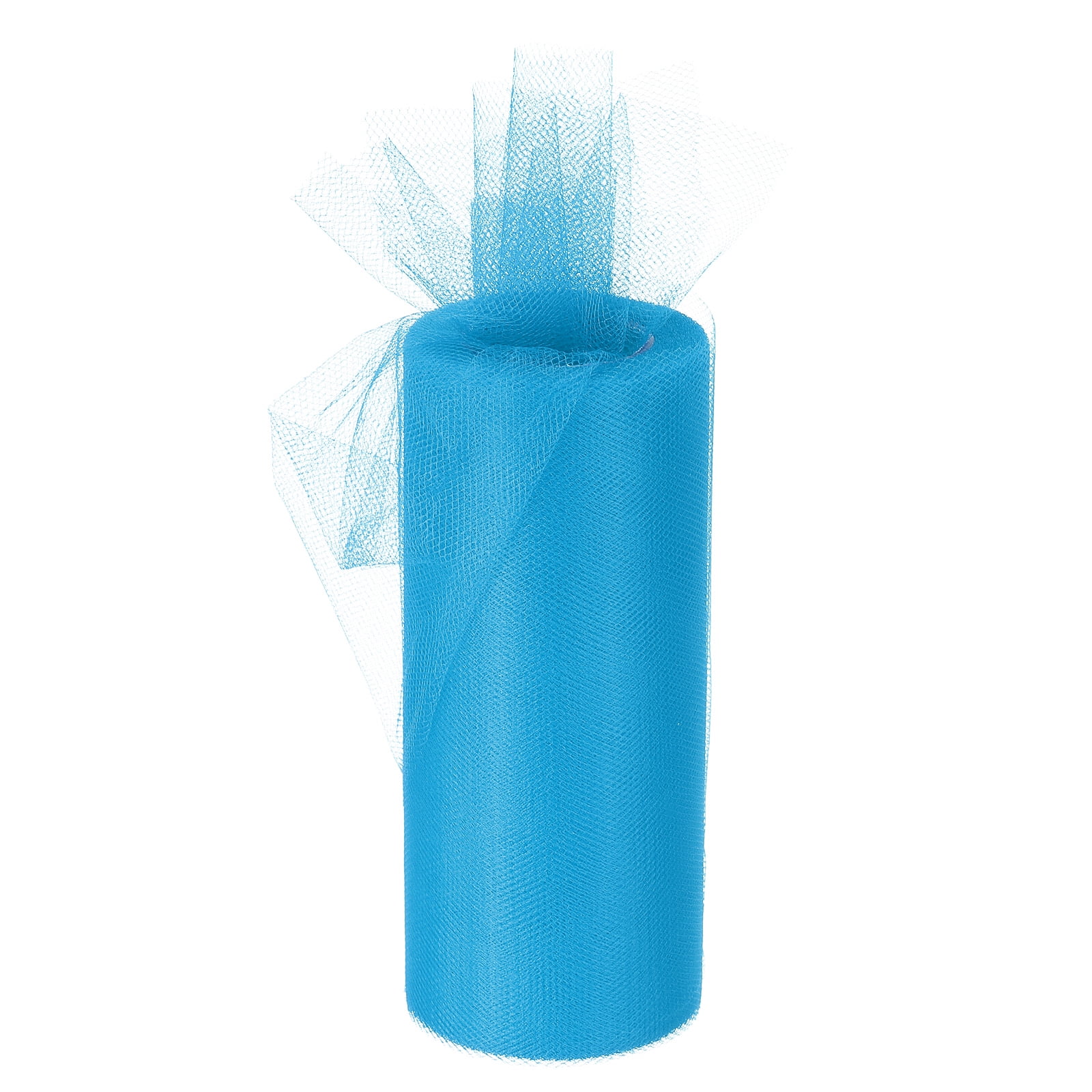 Tulle Rolls Fabric Spools 6" 25 Yards Light Lake Blue for Decoration ...