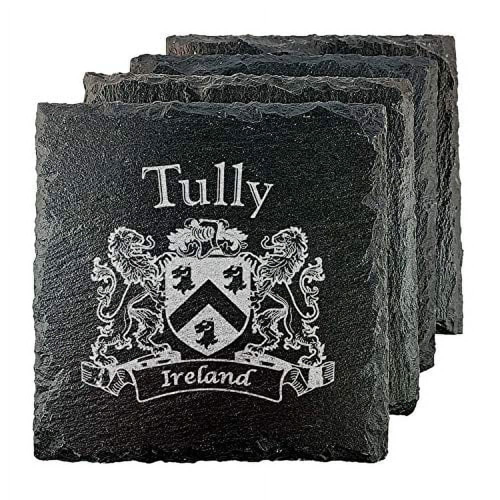 Tully Irish Coat of Arms Slate Coasters - Set of 4 - Walmart.com