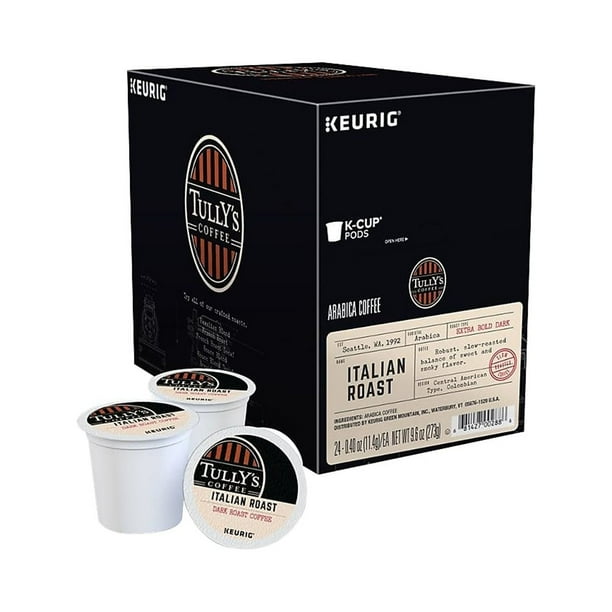 Tully's Italian Roast Coffee Keurig K-Cup Pods 700288 - Walmart.com