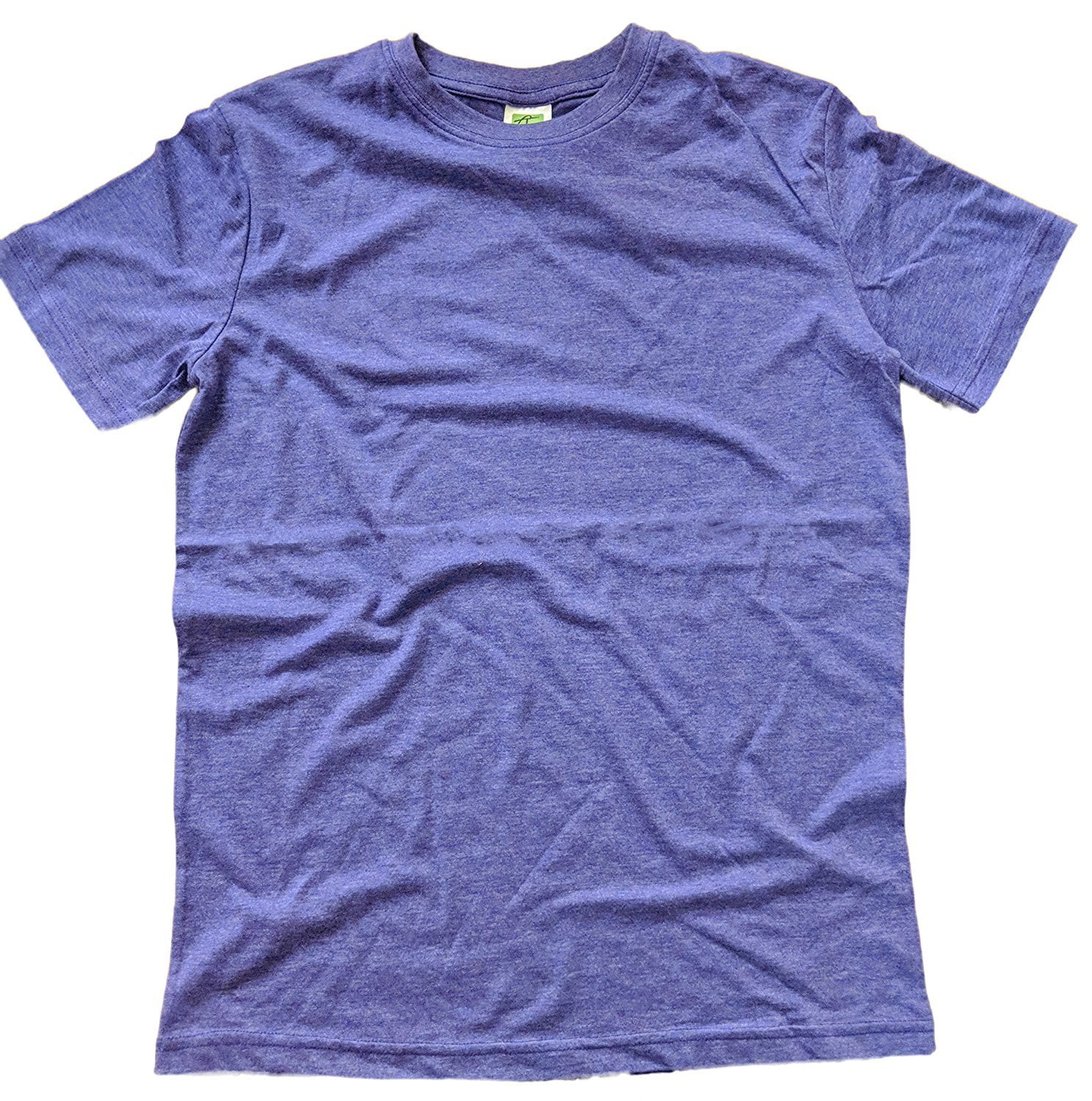 Tulo & Garn Mens Heather Color Cotton Poly Blend 60/40 Tee Heather ...